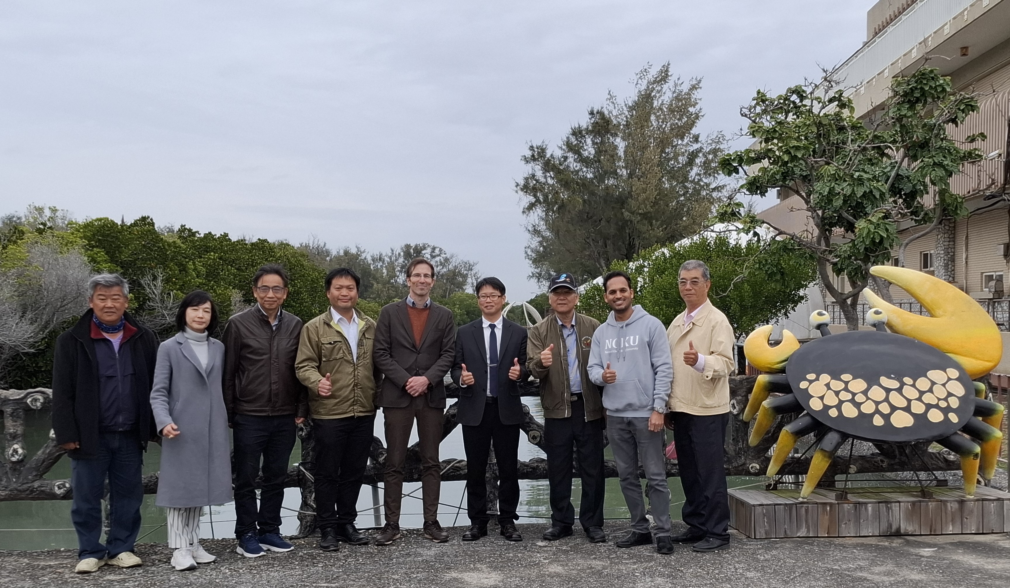 台灣民眾電子報 | 聯合國生物多樣性專家Mr.André Mader主任走訪北門自然生態環境與南鯤鯓宗教文化